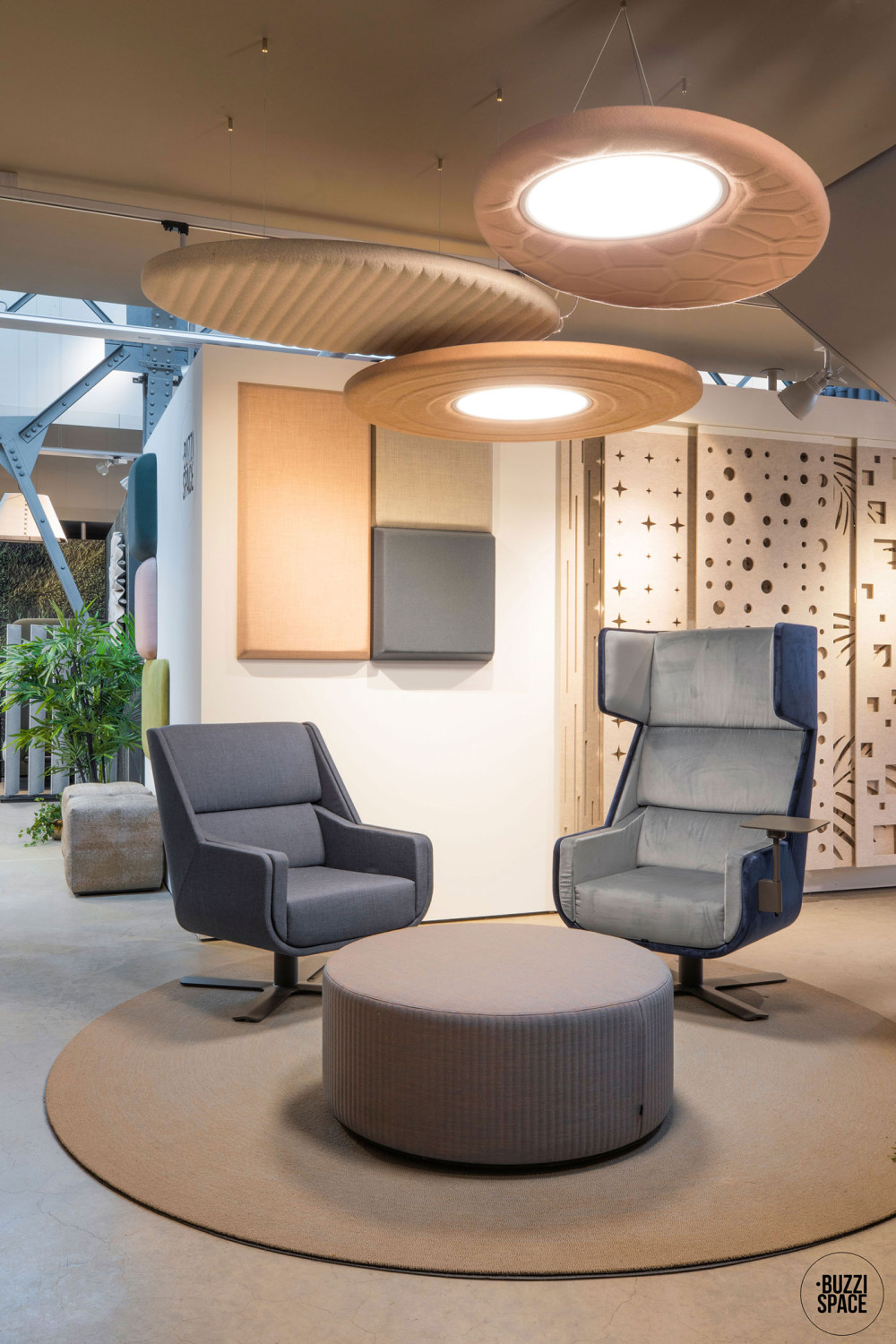 Quiet Mark | BuzziSpace BuzziKey Soft Acoustic Panels